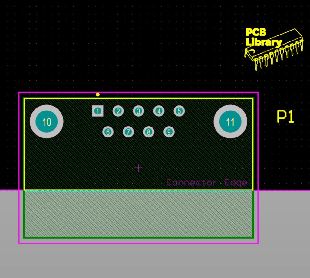 A-DS 09 A/KG-T2S - PCB Library