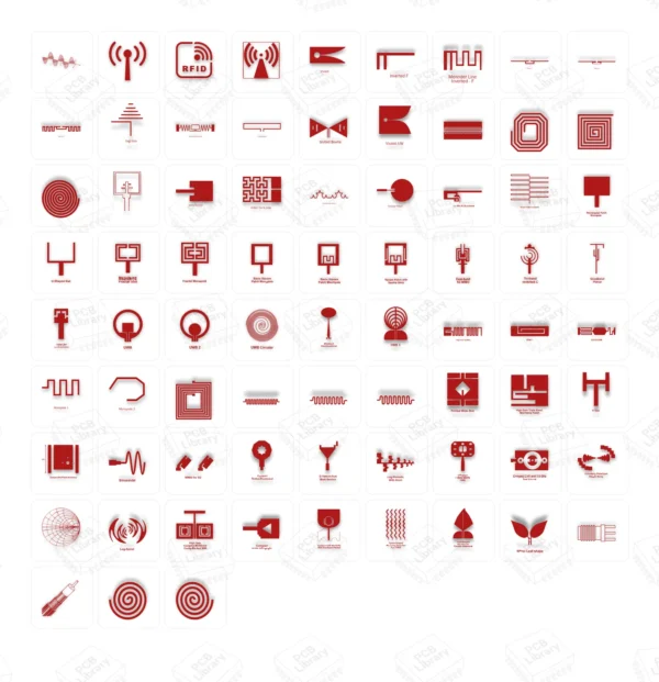 Antenna PCB FONT - PCB Library